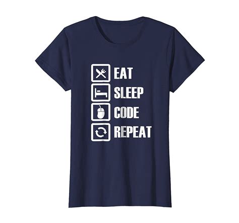 Eat Sleep Code Repeat Coder Programer T Shirt Funny 4lvs 4loveshirt