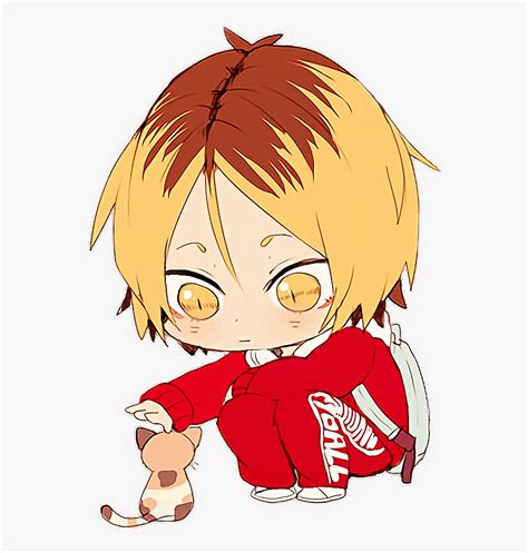Manga Haikyuu Cute Withcat Report Abuse Haikyuu Kenma Chibi Hd Png