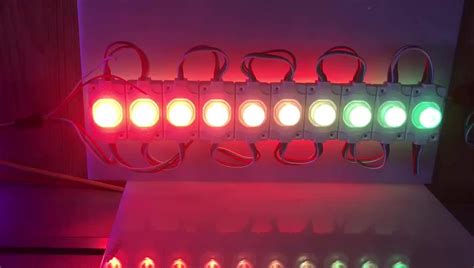 Ip67 High Power Rgb Led Module Color Changing With 1 Lens Edge Lit Side Light Rgb Module Led
