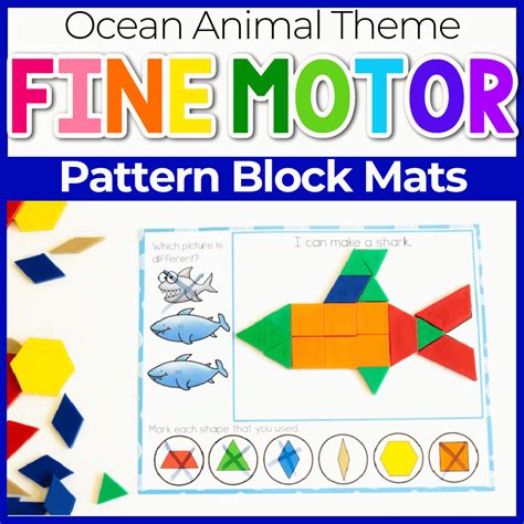 Printable Pattern Block Templates And Activities
