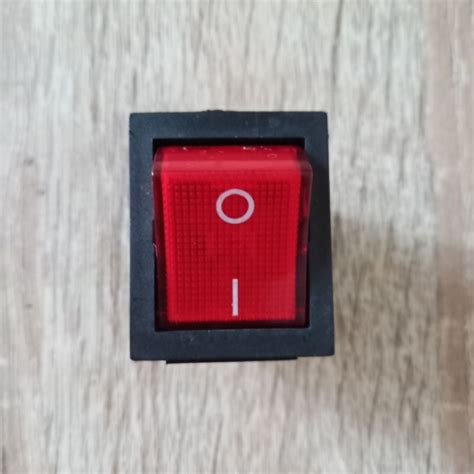 Jual Switch Kotak Besar Pin Switch On Off Besar Pin Saklar Plus Lampu Kotak Besar Rocker