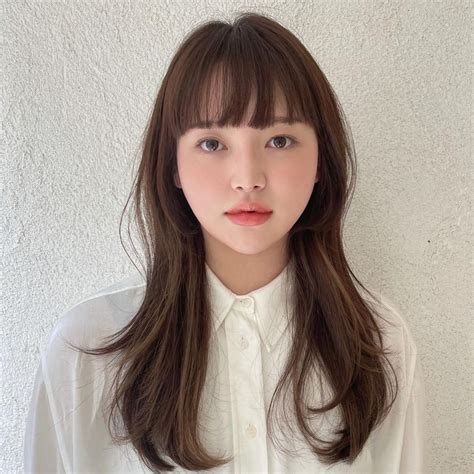 Chahong Salon 차홍살롱 Trên Instagram “⠀ 차홍공식계정 바로가기 Chahong Official ⠀ ⠀ 빌드펌 에 앞머리 풀뱅 밤비브라운 이