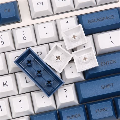 KBDfans DSA PBT Blue And White Keycaps Set Key Vicedeal