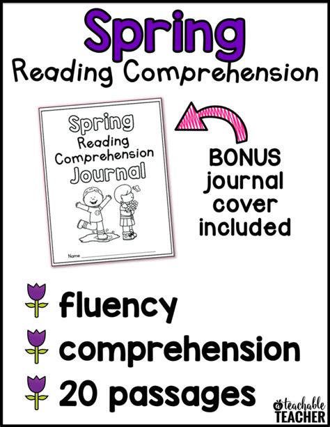 Spring Reading Comprehension A Teachable Teacher