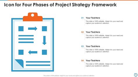 4 phases of strategy framework powerpoint ppt template bundles