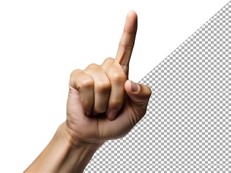 Ручной знак с прозрачным фоном Премиум Ai сгенерированный Psd