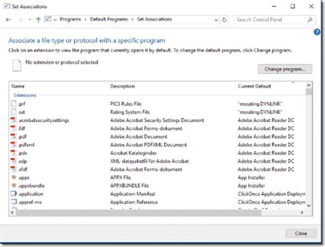 Default File Associations In Windows 10 4sysops