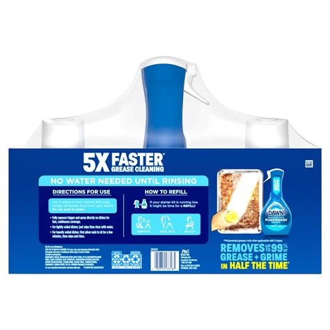 던 플래티넘 플러스 파워워시 주방세제 스프레이 리필 세트 191l Toomega 투메가