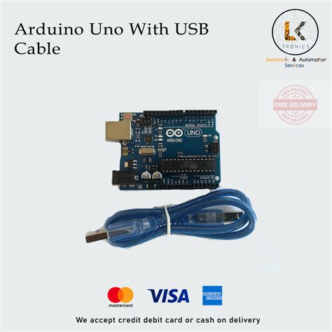 Buy Arduino Uno Atmega 328p Lk Tronics Free Cable