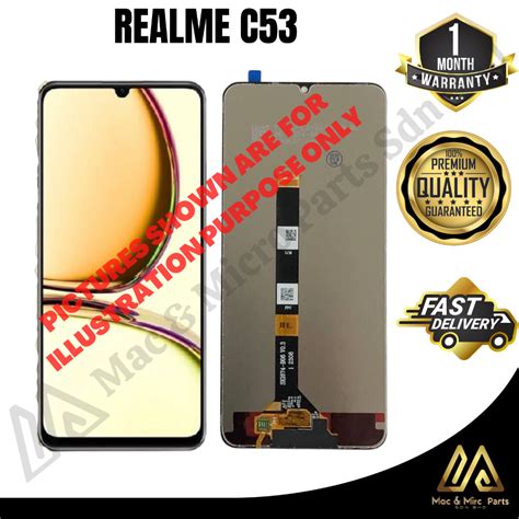 Realme C53 Fullset Lcd Original Quality Touch Screen Digitizer Replacement Lcd Ready Stock