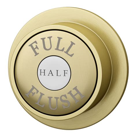 Chatsworth Traditional Dual Flush Push Button Brushed Brass