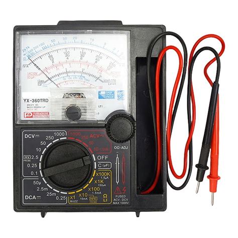 Analog Multimeter Tester With Buzzer Test Pen Voltage Current Tester Dc