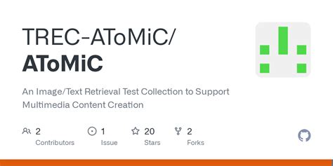 GitHub TREC AToMiC AToMiC An Image Text Retrieval Test Collection To Support Multimedia