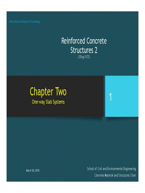 Reinforced Concrete Structures Ii 2016 Chapter 2 Pdf Beam