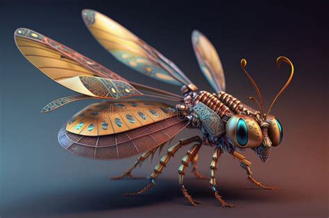 whimsical dragonfly epic unreal engine 5 art with ultra wide angle and