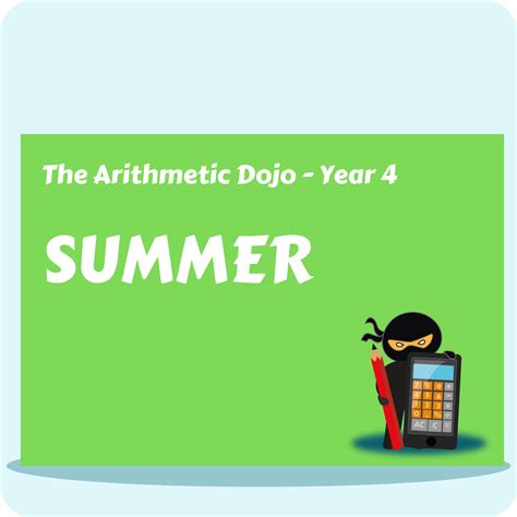The Arithmetic Dojo Year 4 Summer Vocabulary Ninja