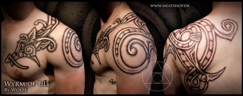 Wyrm Of Ull By Uffeberenth On Deviantart Tattoos Scandinavian Tattoo