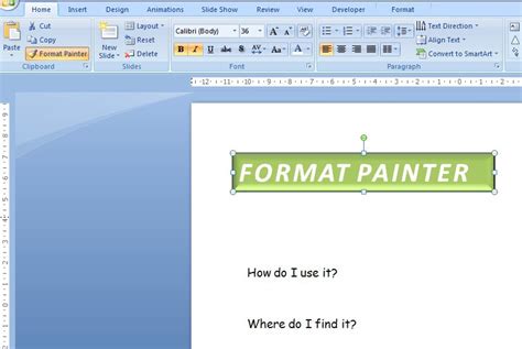 How To Use Format Painter OutofhoursAdmin