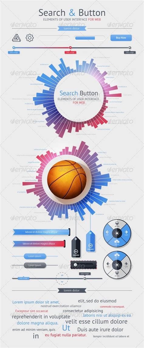 Elements Of User Interface For Web User Interface Interface Indesign Templates