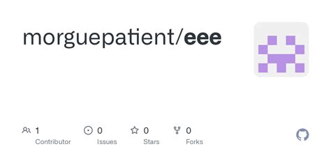 GitHub Morguepatient Eee