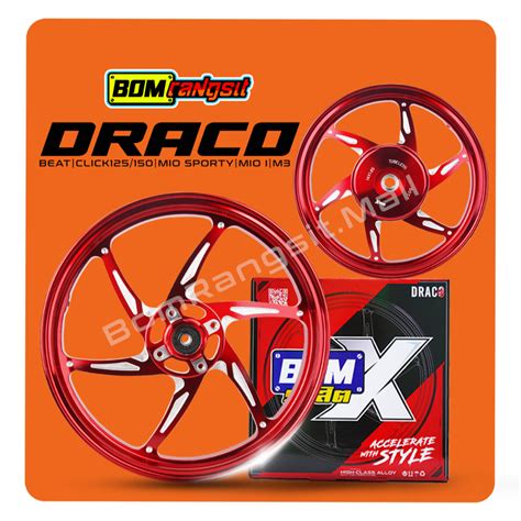 Bom Rangsit Bomx Draco Cnc Mags For Mio 110 M3 Click 125 150 Beat