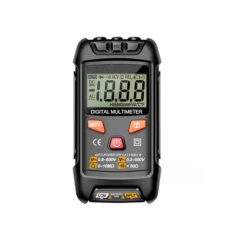 M113 1999 Counts Mini Multimeter Digital Intelligent Ac Dc Voltage Meter Ohm Ncv Electricity