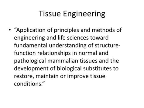 Ppt Tissue Engineering Powerpoint Presentation Id2059149