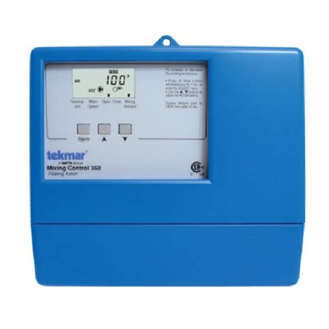 Tekmar 360 Mixing Control Floating Action Floating Control Standardized Testing