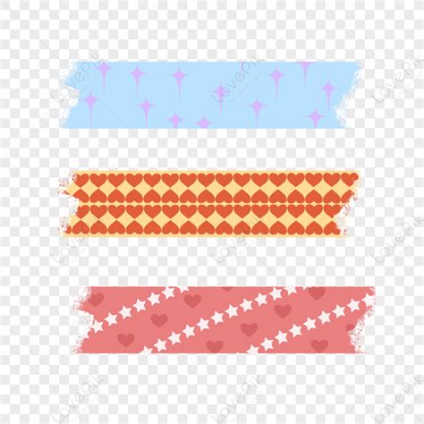 테이프 모노그램 컬러 스티커 일러스트색깔문양콤비네이션 Png 일러스트 무료 다운로드 Lovepik