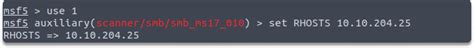 exploiting eternalblue with metasploit — mcsi library