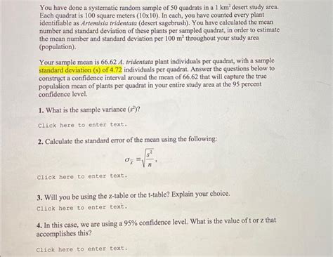 Solved You Have Done A Systematic Random Sample Of 50
