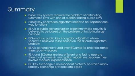 Public Key Algorithm Pptx Computer Networking Computing