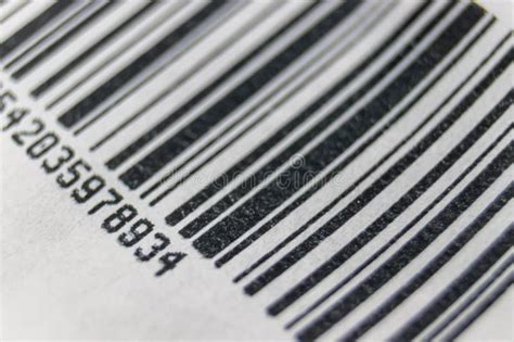 Part Of Bar Code Macro Bar Code Label Black And White Business And Finance Concept Expensive