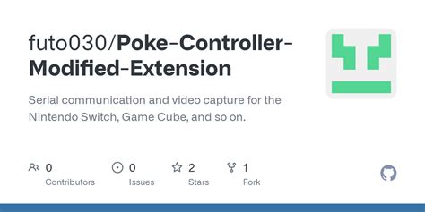 GitHub Futo030 Poke Controller Modified Extention Pokemon Sword Shild Controller Using LUFA