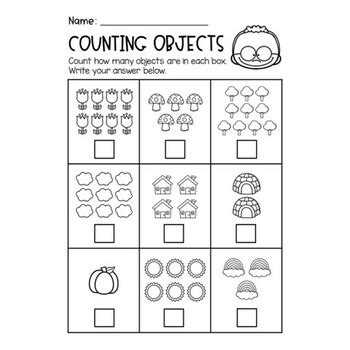 Counting Objects To Worksheets L Free By ShineJasmine TPT