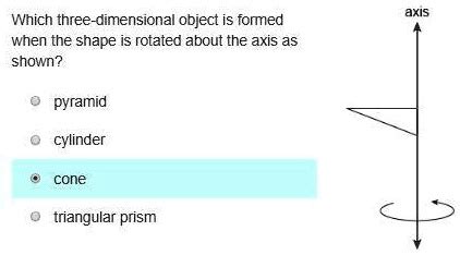 SOLVED Which Three Dimensional Object Is Formed When The Shape Is
