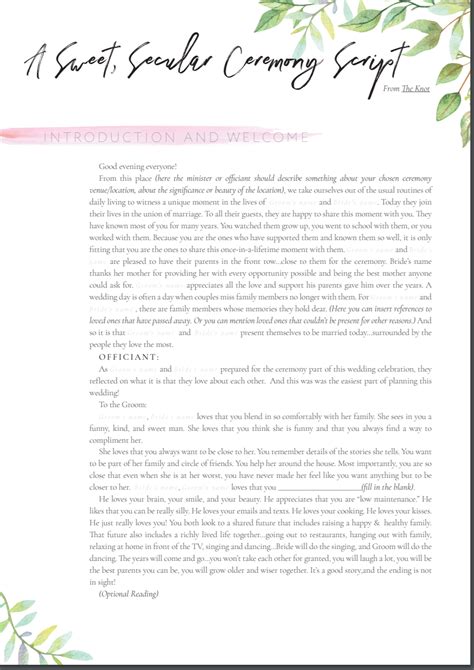 The 7 Most Beautiful Wedding Ceremony Scripts Ever Wanderlustbay