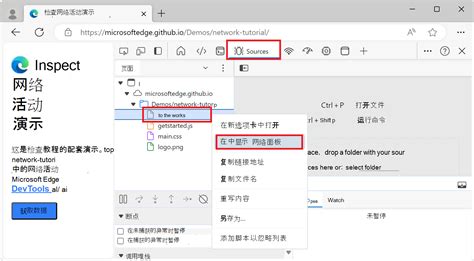查看构成网页的资源文件 Microsoft Edge Developer Documentation Microsoft Learn