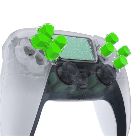 Two Tone No Letter Imprint Dpad Action Buttons For Ps5 Controller