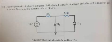 Solved 17 4 For The Given Circuit Shown In Figure 17 49