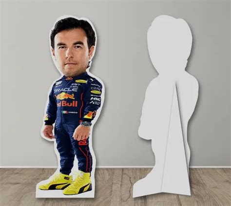 Figura Coroplast Cabezón Checo Perez 1 M Meses Sin Interés