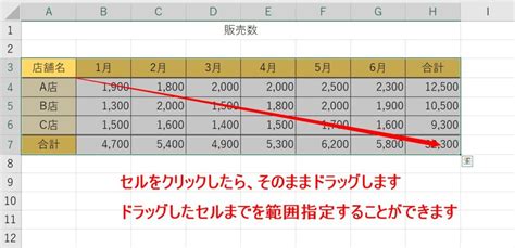 Excel エクセル で範囲指定・選択方法を徹底解説