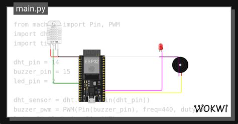 濕度感應器蜂鳴器 wokwi esp32 stm32 arduino simulator