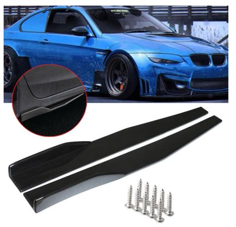 Car Universal Side Skirt Diffuser Body Kit Lip 35cm 45cm 48cm 75cm 106cm 175cm 200cm Myvi Axia