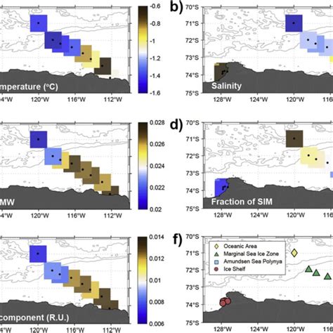 Spatial Distributions Of Sea Surface A Temperature • C B