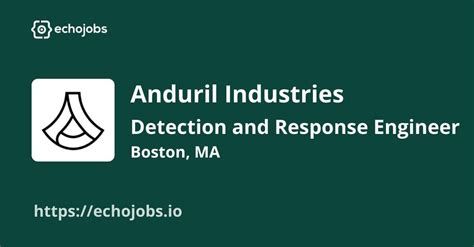 anduril industries is hiring detection and response engineer usd 112k
