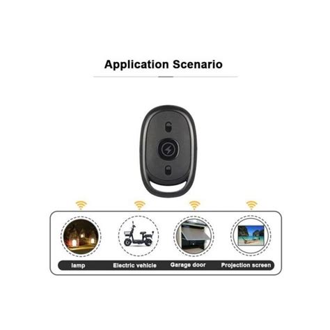 Generic Télécommande Universelle Pour Porte De Garage Barrière 433mhz