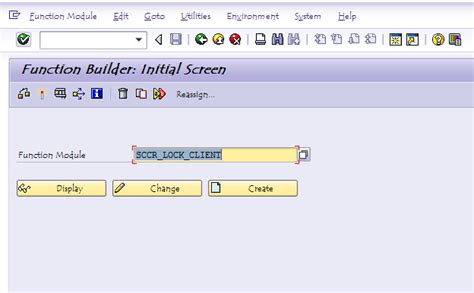 Manually Lock A SAP Client The Moron