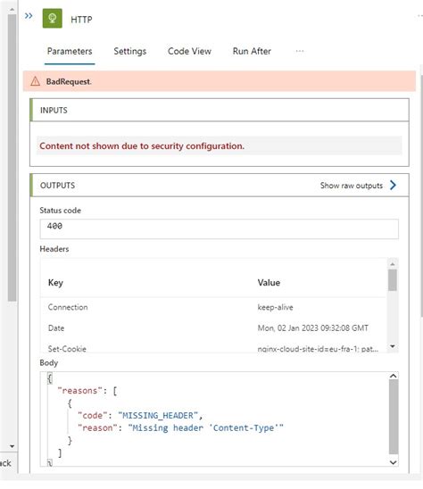 Logic App Missing Header Content Type Microsoft Qanda