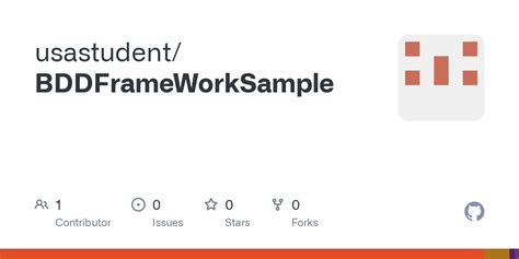 GitHub Usababe BDDFrameWorkSample